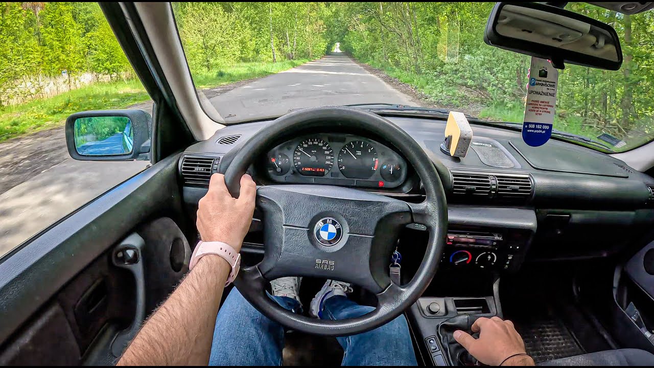 2001 BMW E36 Compact [316 i 105HP] |0-100| POV Test Drive #1687 Joe ...