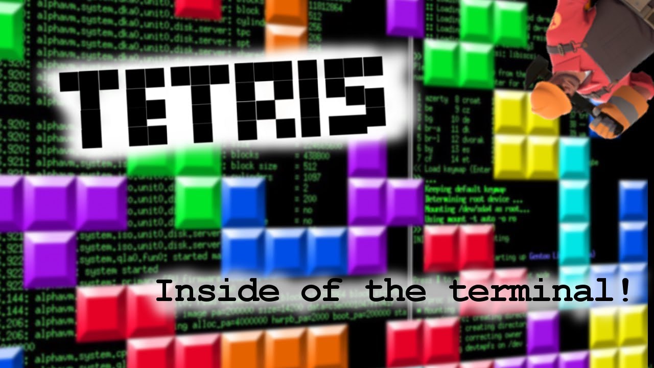 Tetris in a Linux Terminal! - YouTube