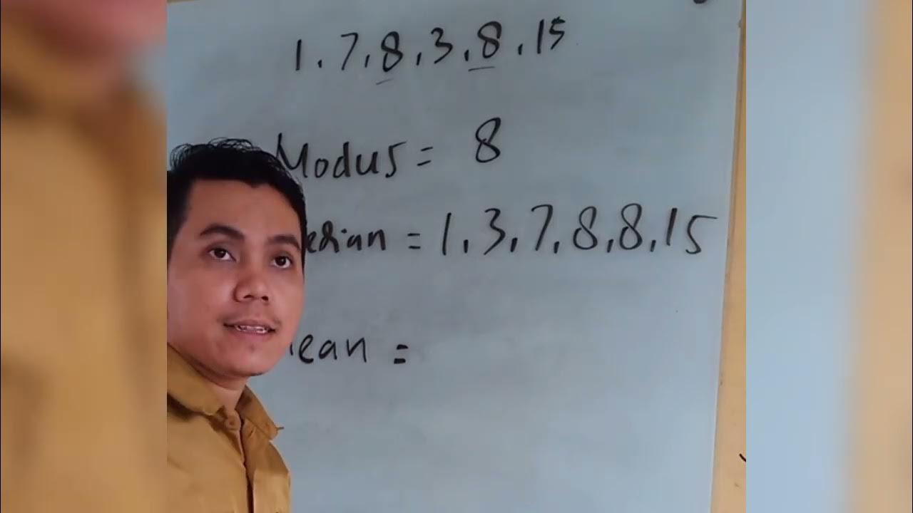 Cara Menentukan Mean, Median, dan Modus - YouTube