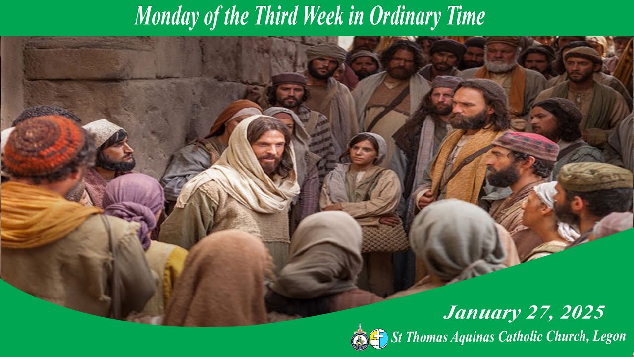 Monday of the Third Week in Ordinary Time(27/01/25) 6:30AM - YouTube