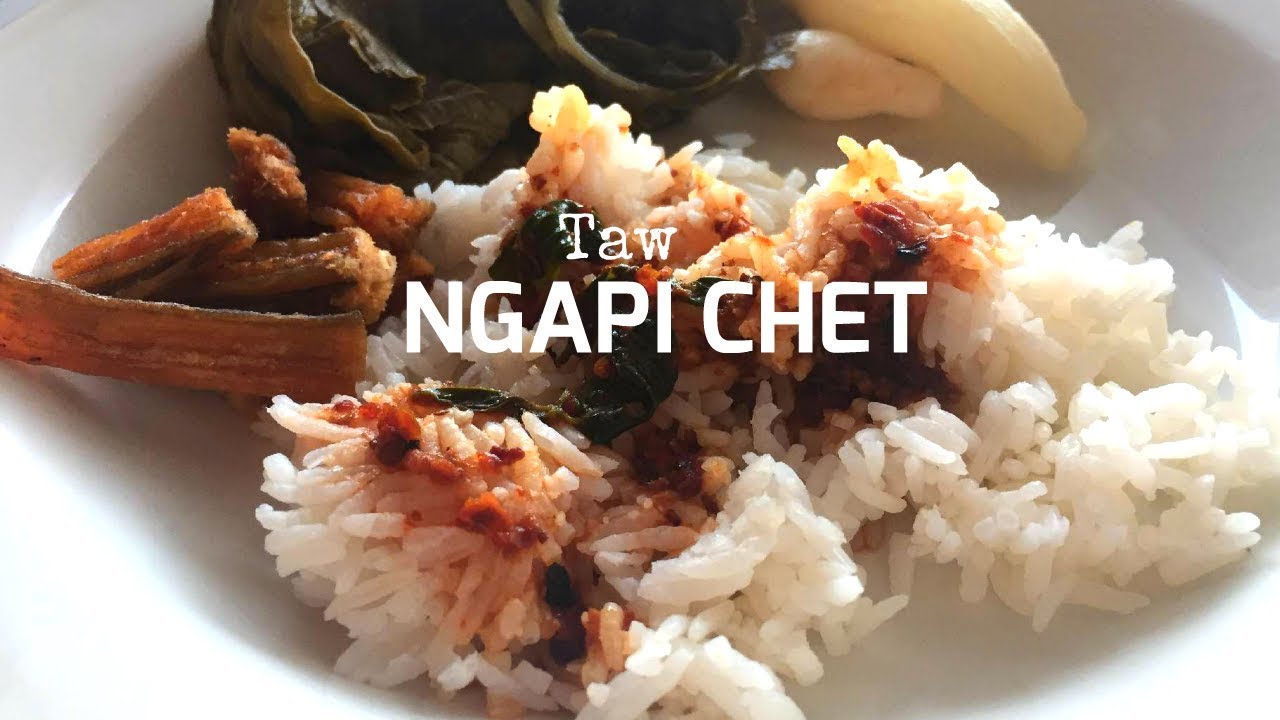 Burmese Chili Sauce (Village style) | Taw Nga Pi Chet - YouTube