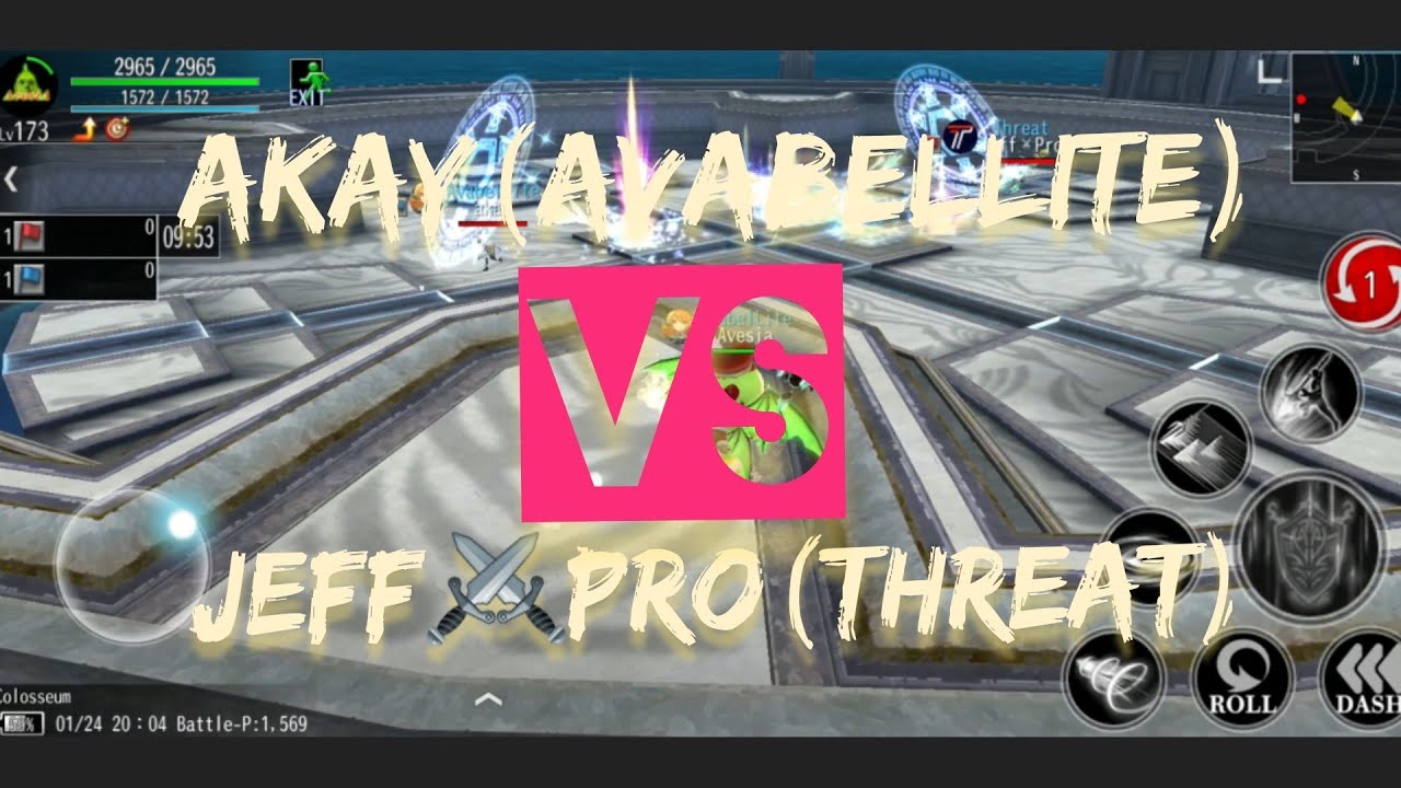 Avabel Lite : Akay(Avabellite) VS jeffpro(Threat) - YouTube