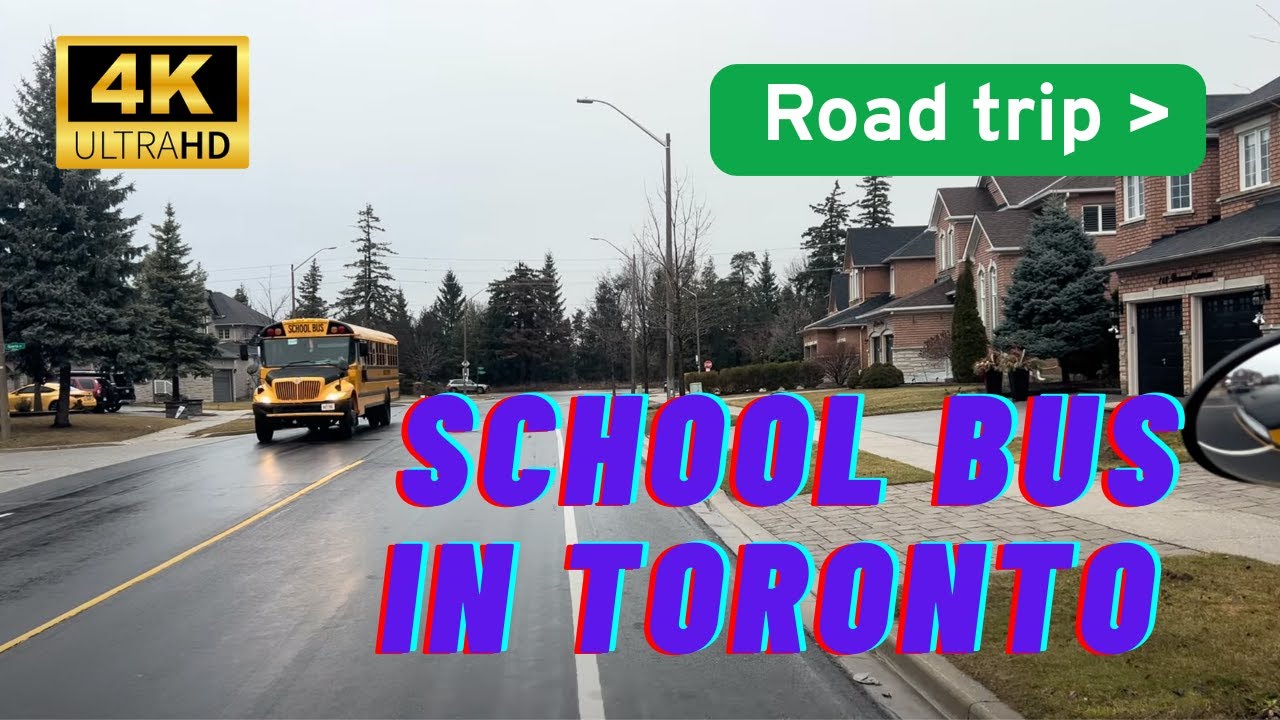 4K Road Trip in GTA (Greater Toronto Area) Driving Along 14TH AVE and ...