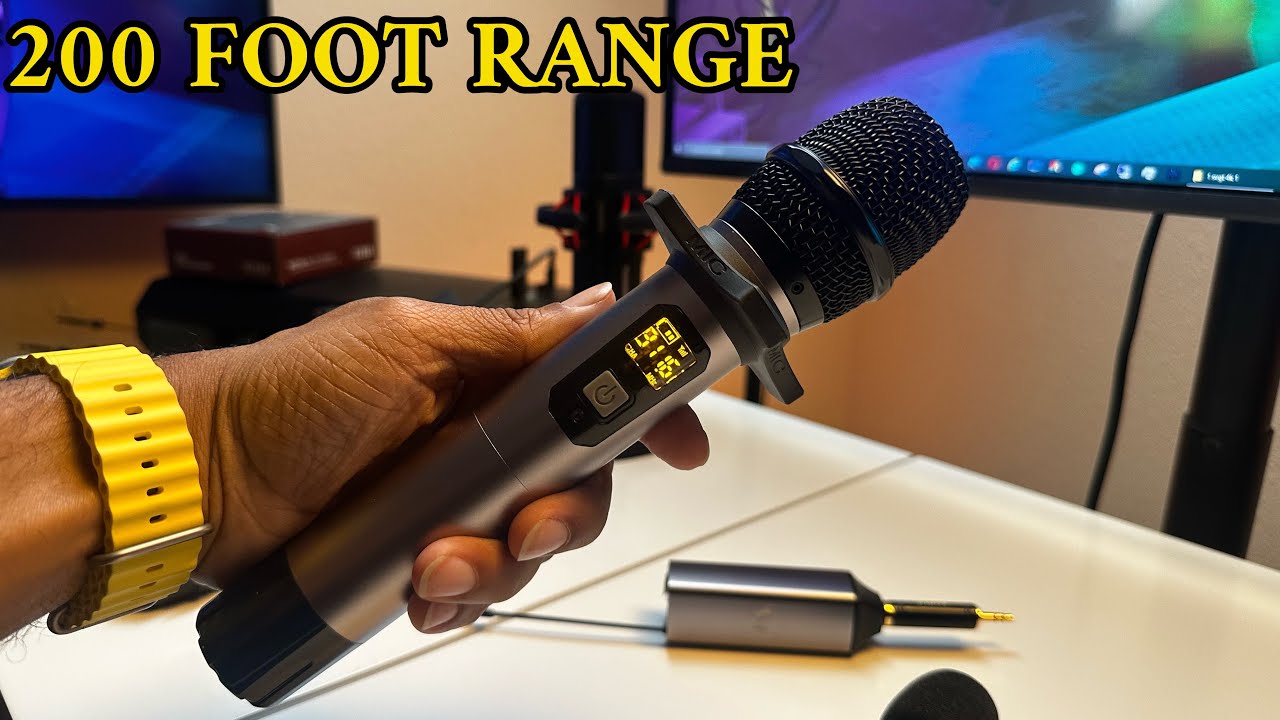 TONOR TW-620 Wireless Microphone Unboxing and Setup - YouTube