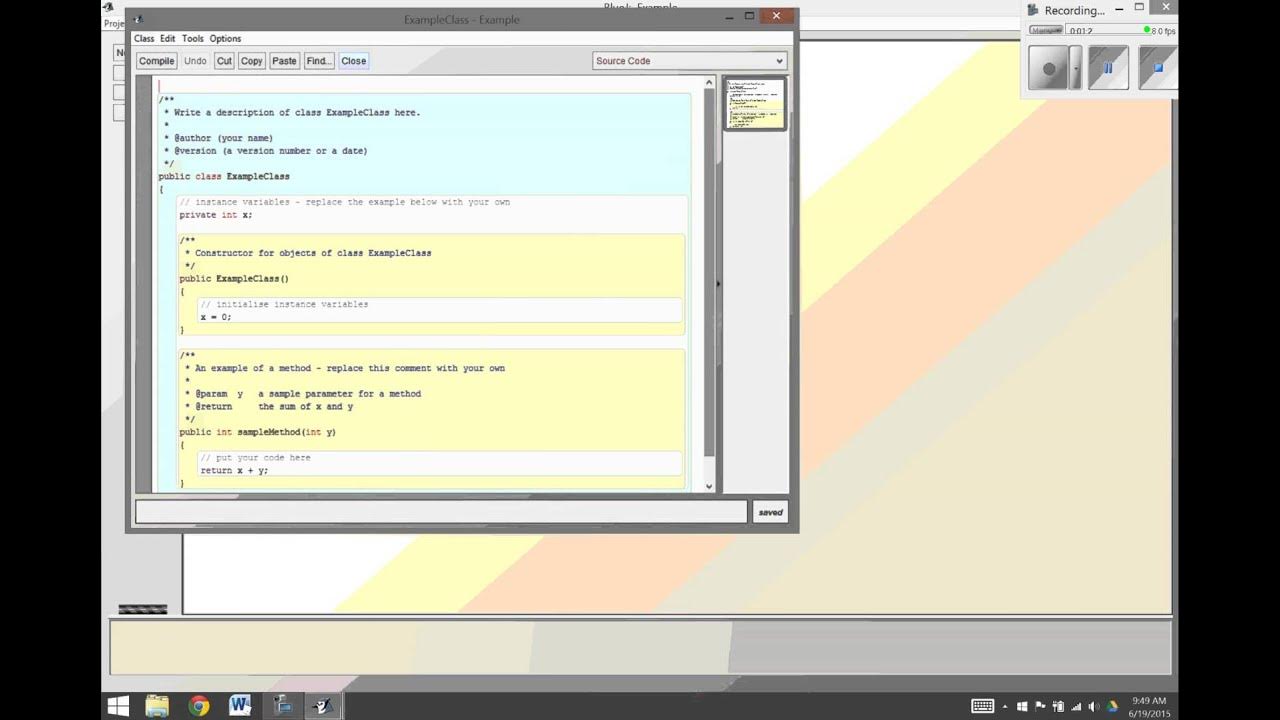 How to use BlueJ - YouTube