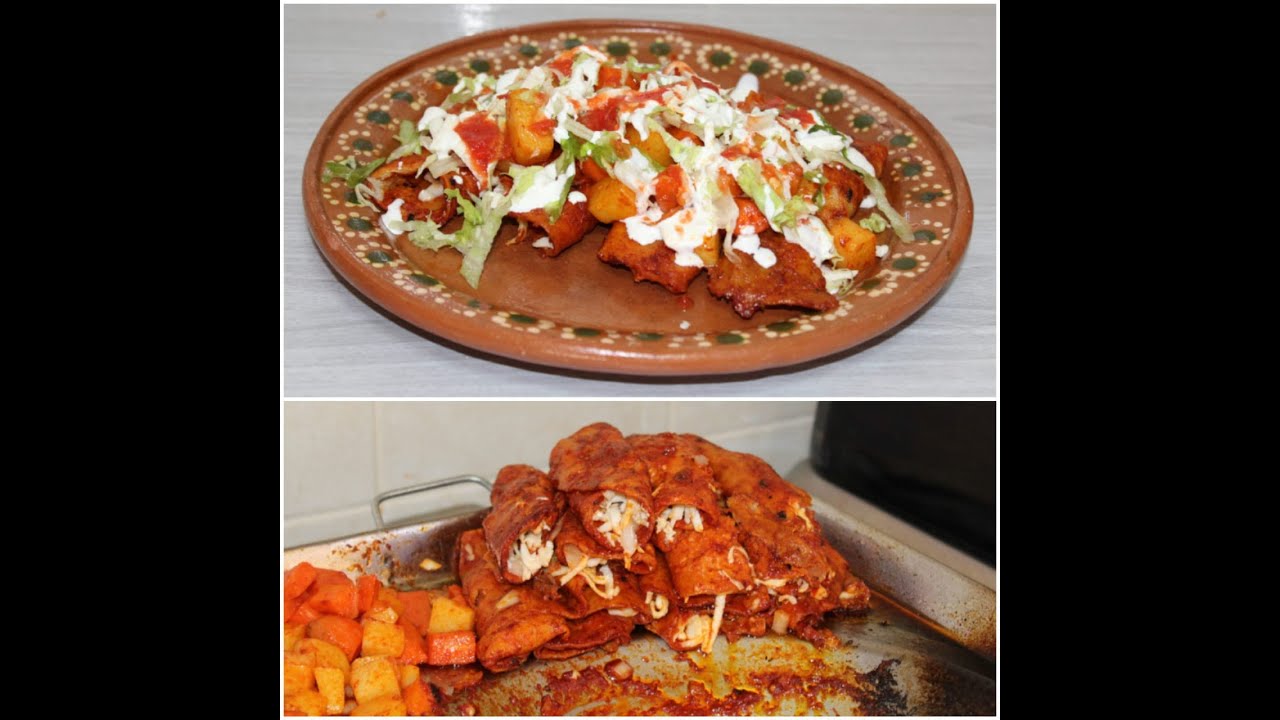 Taquitos rojos - Mimí cocina - YouTube