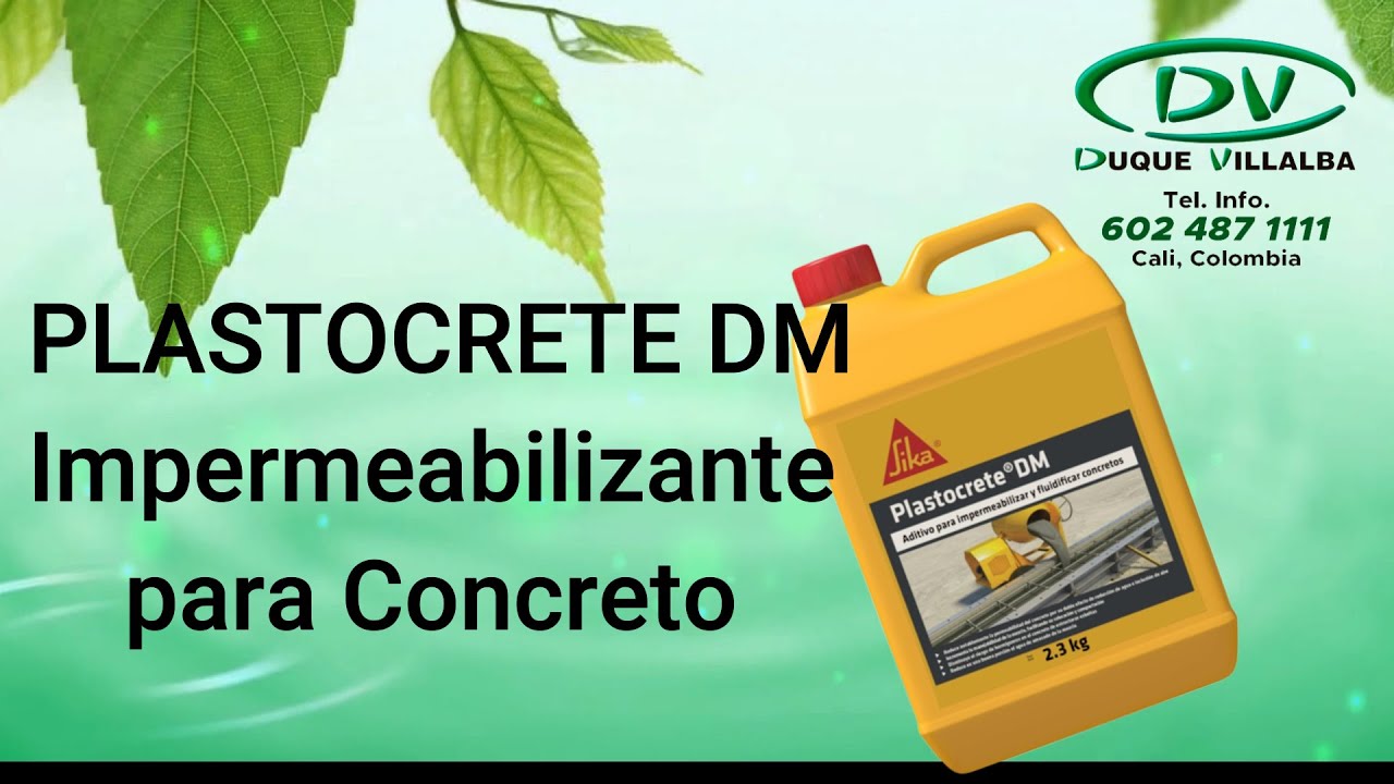 Plastocrete DM SIKA - YouTube