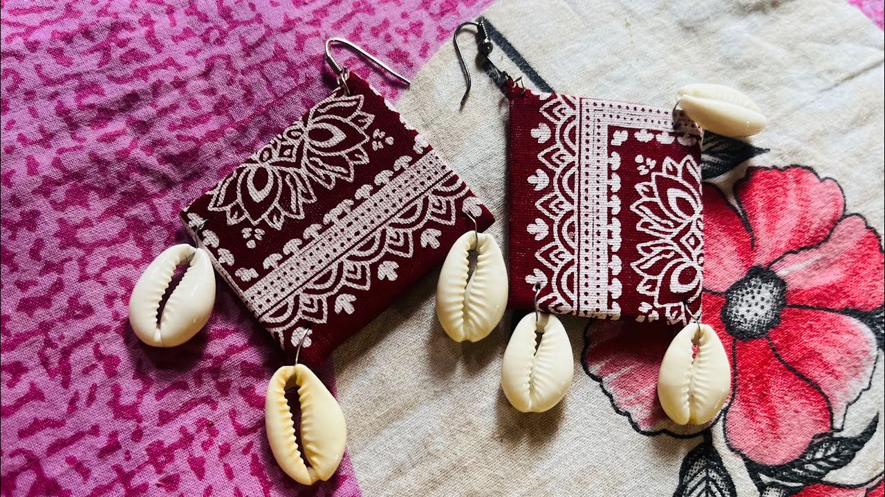 Making handmade earrings for bengali new year/bengali handmade earrings ...