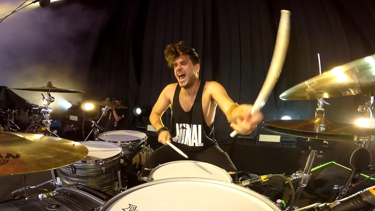 ROCK AM RING 2017 - 2CELLOS Drum Solo by Dusan Drums - YouTube