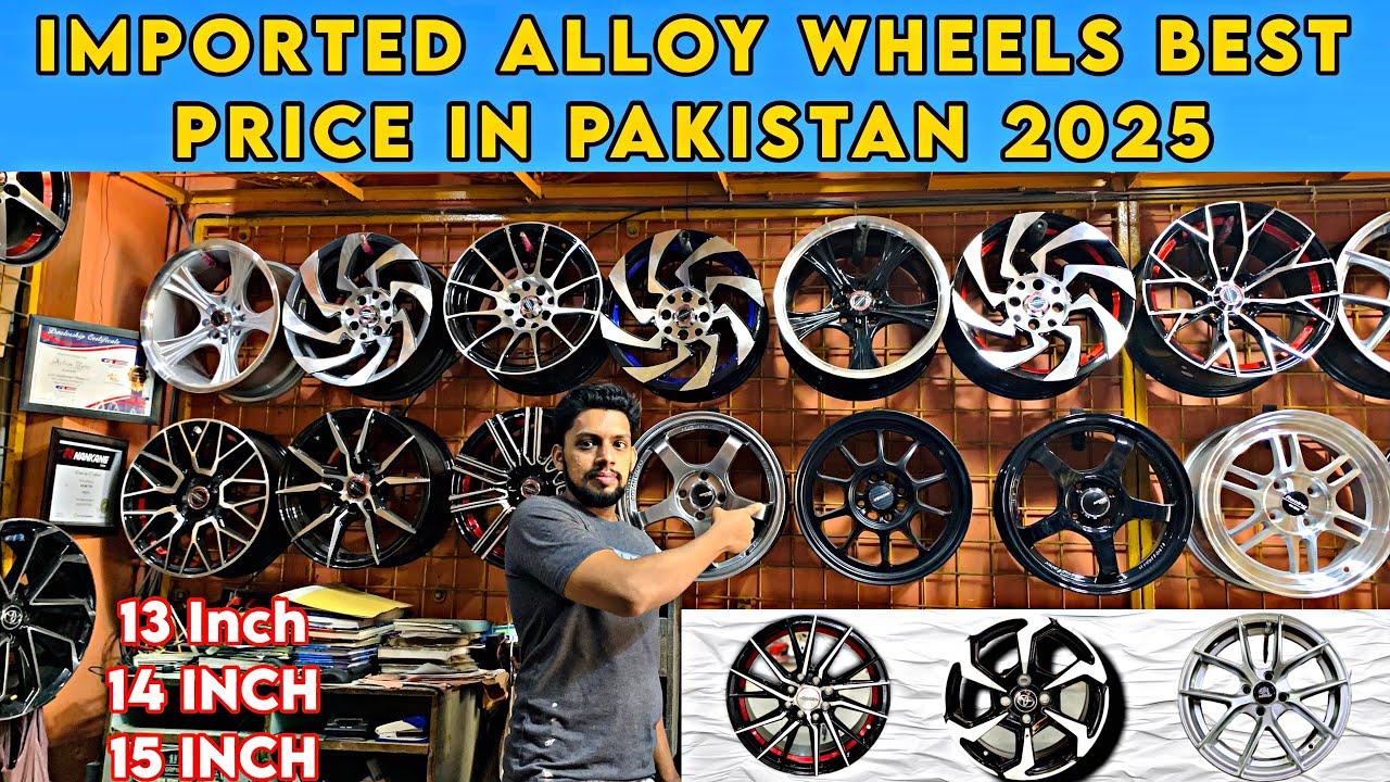 Imported Alloy Rims Full Range 2025 | Honda,Toyota,Suzuki | Latest ...