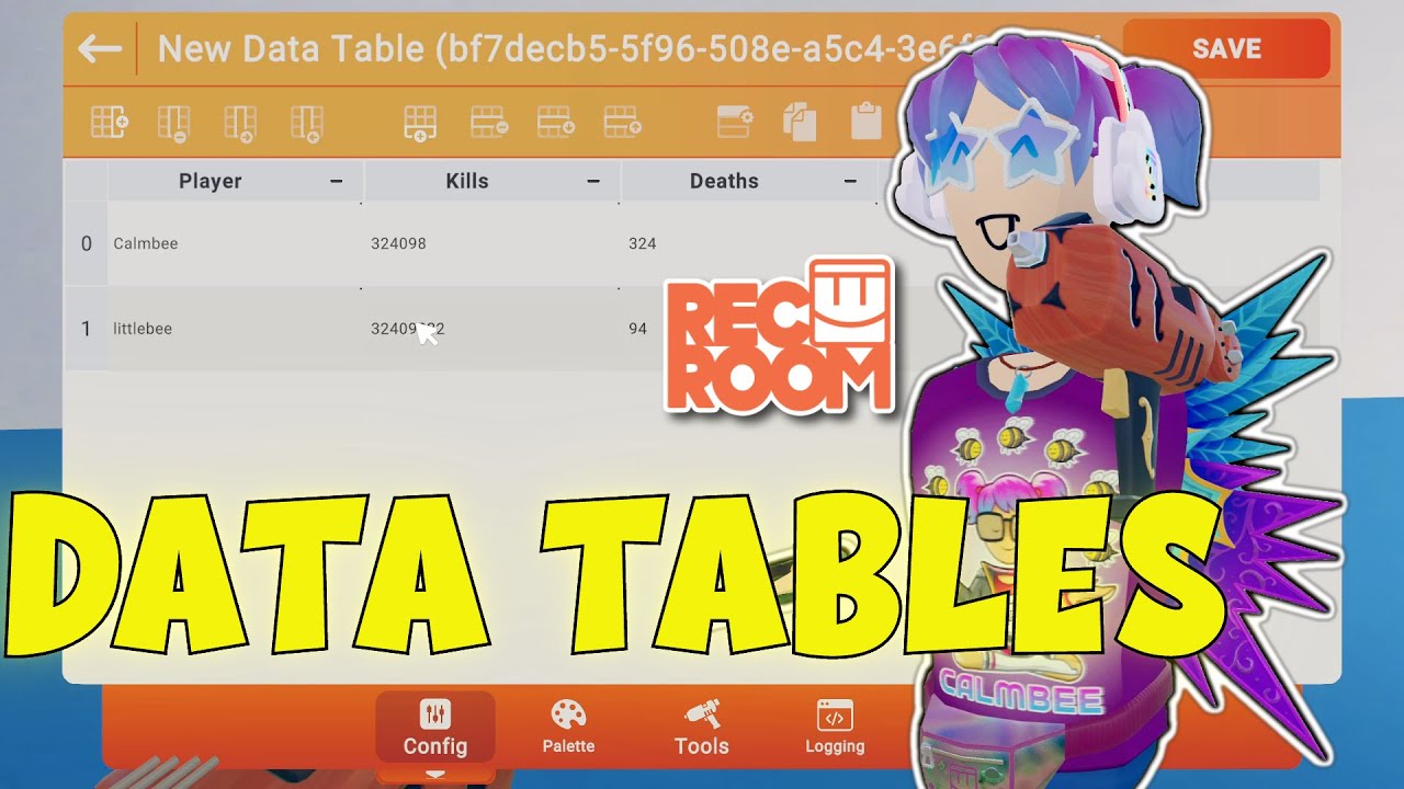 DATA TABLES Now in Rec Room Beta - YouTube