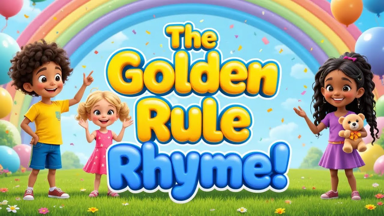 👶👧The Golden Rule Song for Kids | Nursery Rhyme About Kindness ...