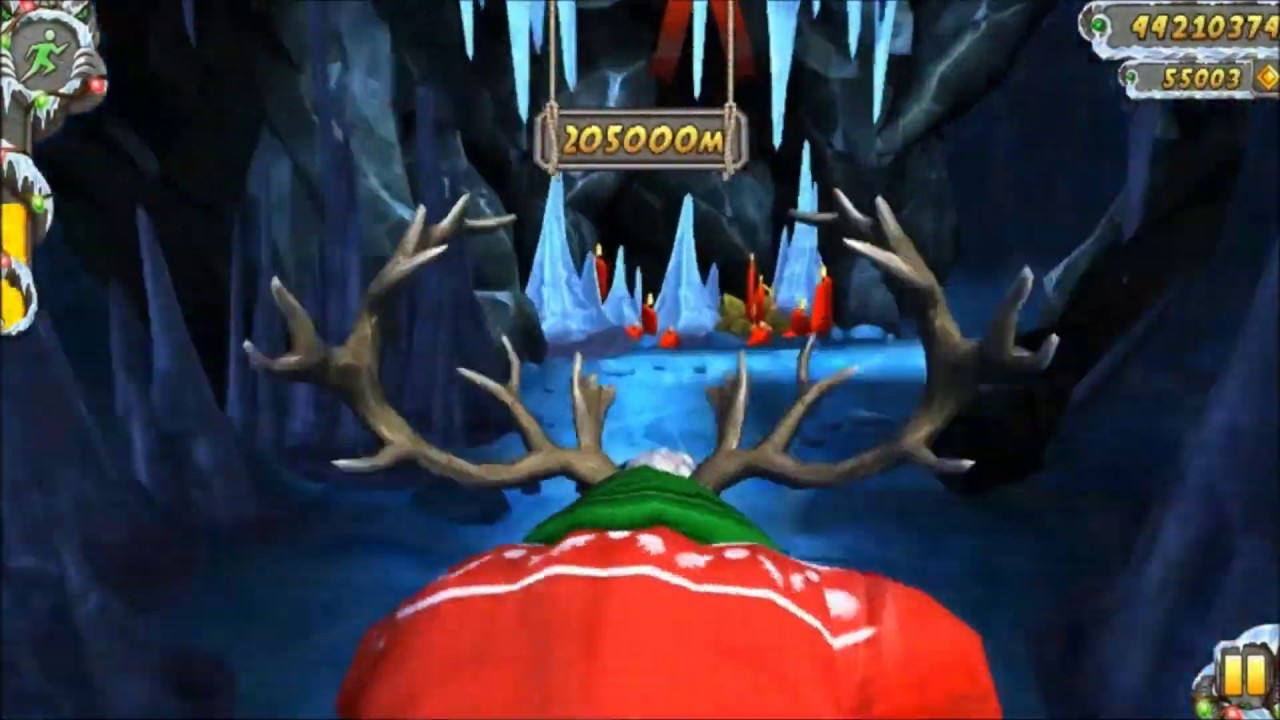 Temple Run 2:The Christmas Edition The Demon Monkey VS Santa Claus With ...