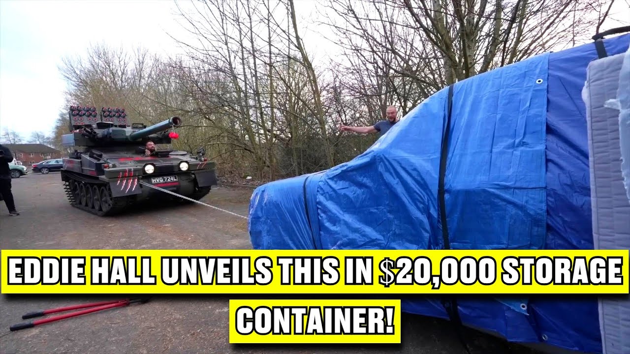 Eddie Hall unveils BENTLY in $20,000 Storage Container! #unboxing - YouTube