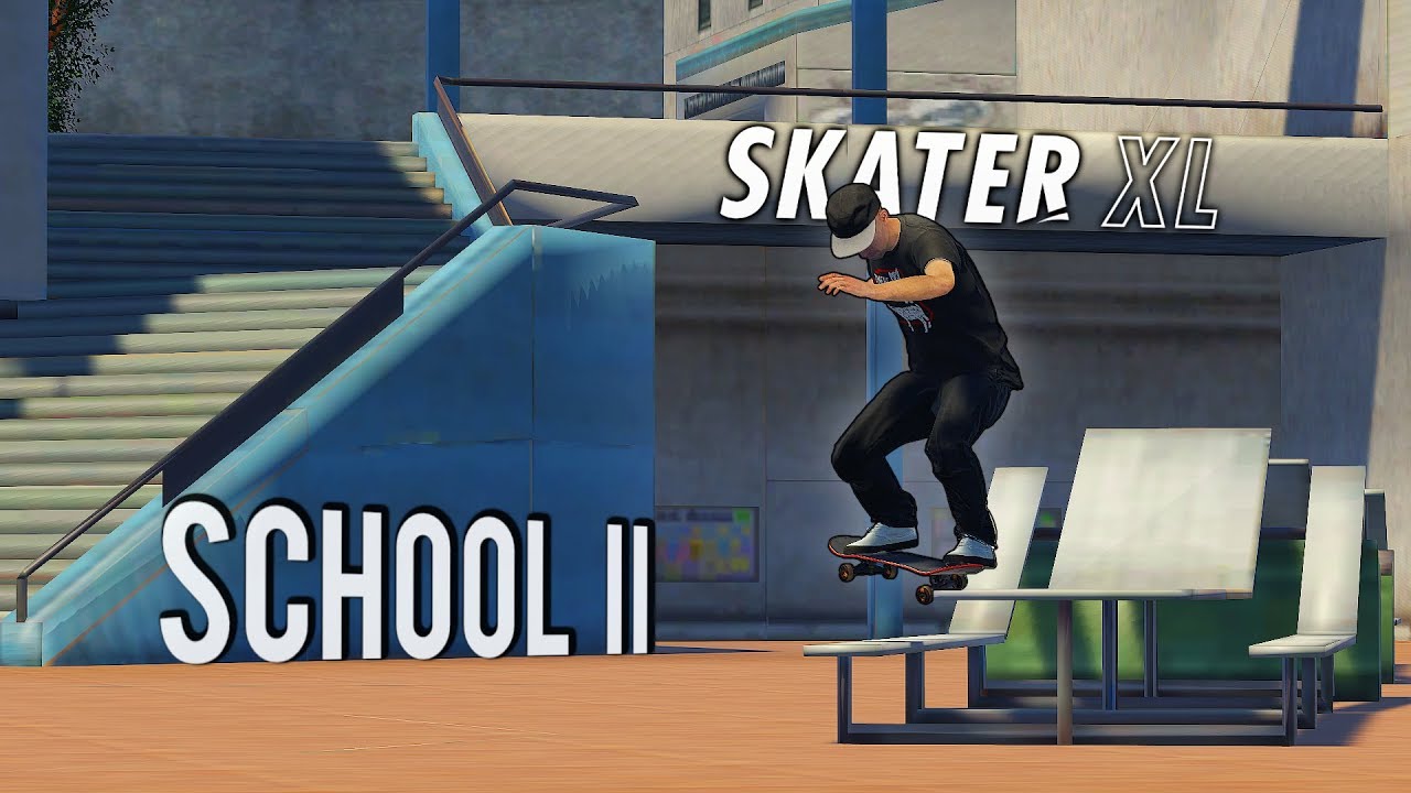 Skater XL - LEGENDARY THPS LEVELS (School ll, Venice and the Airport ...