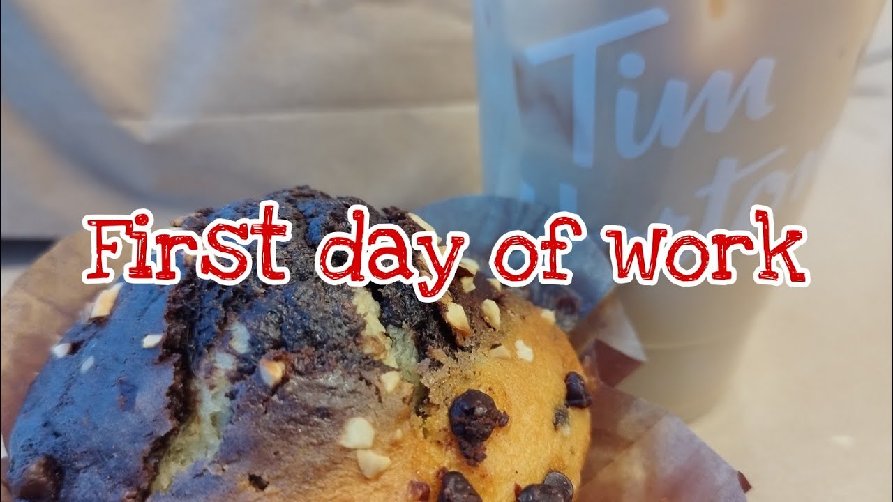 First day of work || part-time job at Tim Hortons || reachyjudit - YouTube