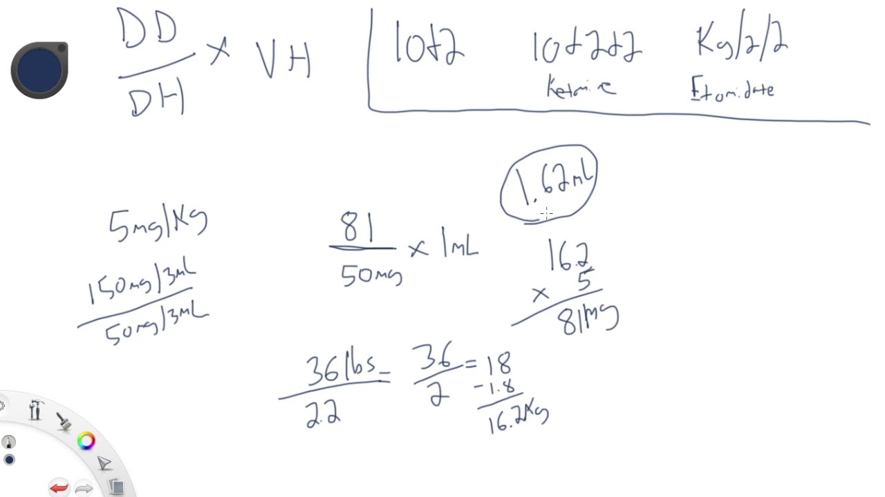 Paramedic Mental Drug Math - YouTube