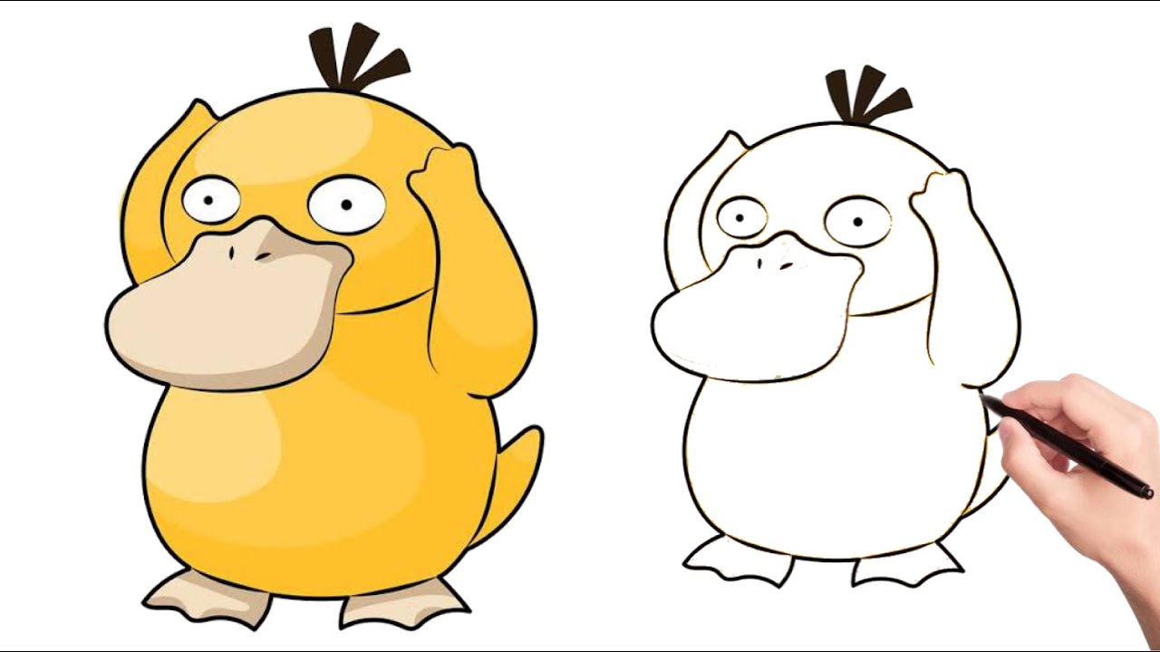How to draw Psyduck #drawing #pokemon #art #drawwithsp #trending #viral ...
