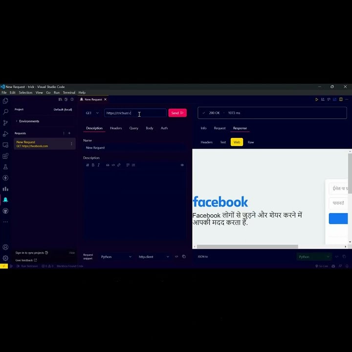 How to fetch Api using Rapid Api on Vs code? #RapidApi #vscode #code #FetchApi #2 - YouTube