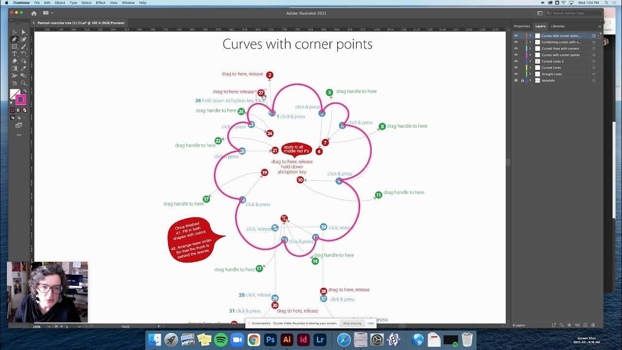 Pen tool exercises Part 2 - YouTube