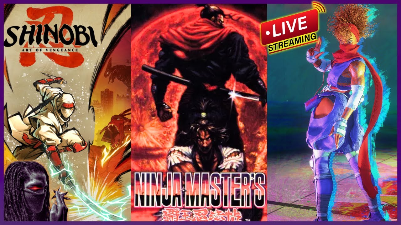 9.12.25 Whole Lotta Ninjutsu! Fighting Game Friday! Shinobi Ninja ...