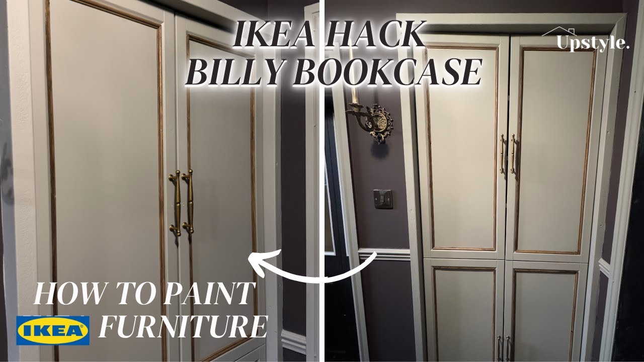 DIY doors for Billy bookcase | Oxberg easy IKEA hack | HOW TO paint ...
