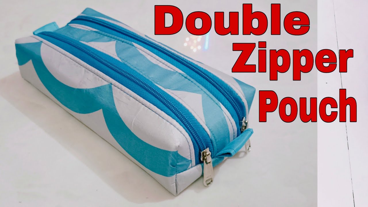 DIY: Double Zipper Pouch, Multi Purpose Pouch Tutorial By Anamika ...