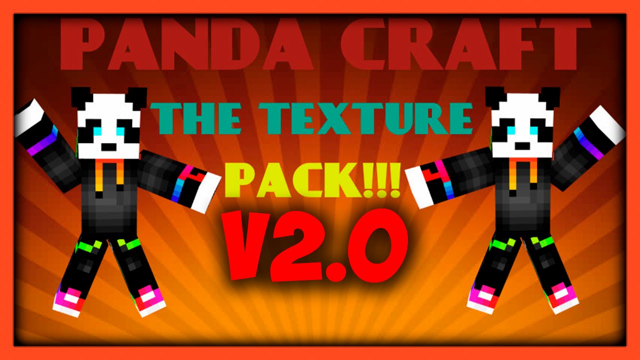 PANDA CRAFT THE TEXTURE PACK V2.0 | MINECRAFT PE 0.14.1 - YouTube