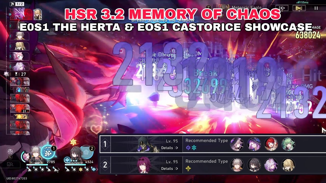 /E0S1 The Herta & E0S1 Castorice/HSR Memory of Chaos 3.2/Honkai Star ...