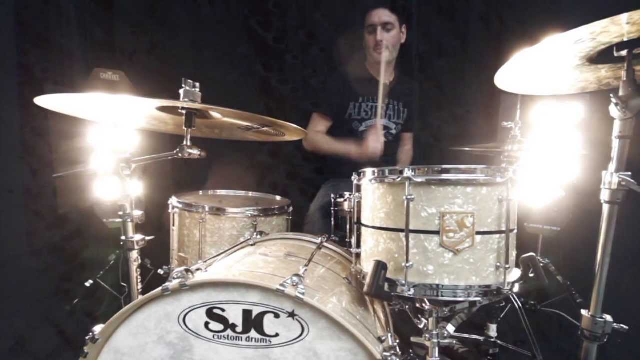 SJC Tour Series VI Aged Aged White Pearl Kit - YouTube