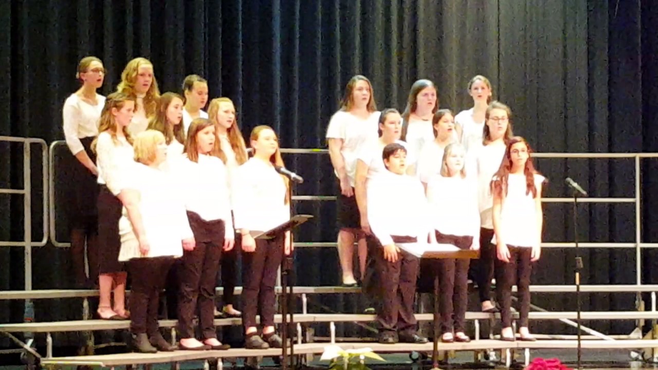 Nelson County middle school Chorus - winter 2016 - YouTube