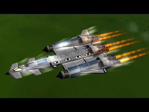 KSP - 6-Engine Supersonic Airliner - YouTube