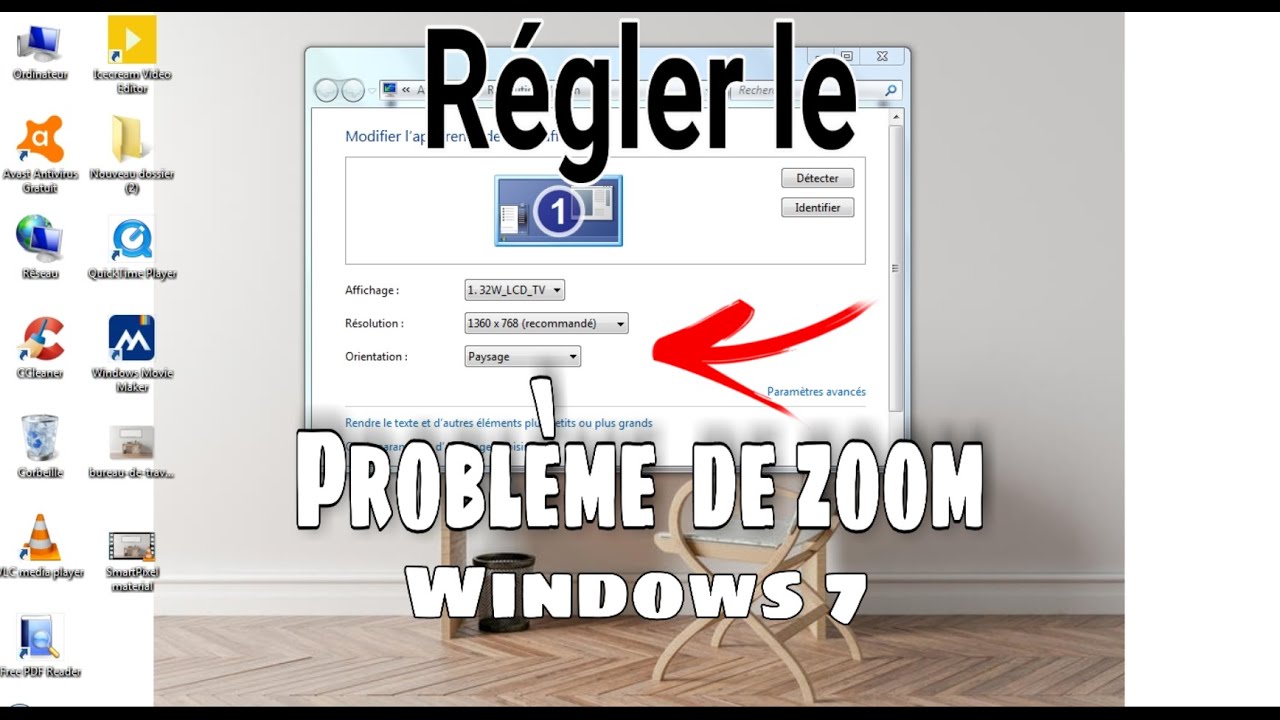 Comment régler le problème de zoom d'écran Windows 7 (Tuto)... - YouTube