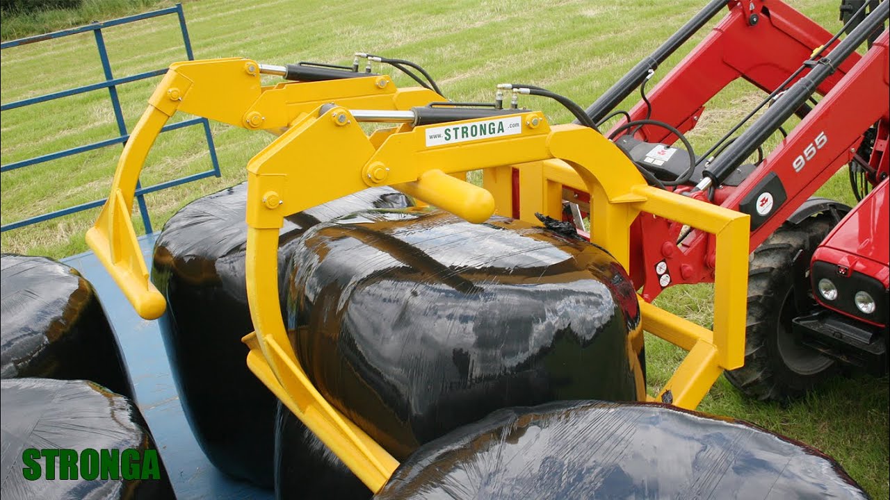 Stronga Double Universal Bale Grab SUB240 - YouTube