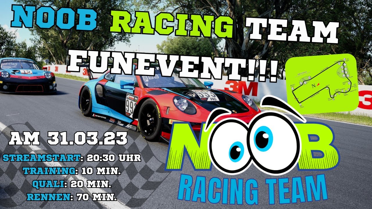 Noob Racing Funevent Mount Panorama!!! - YouTube