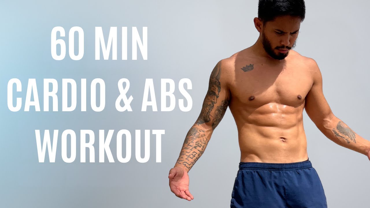 60 Min CARDIO + ABS WORKOUT | Standing & Floor Exercises | No Equipment ...