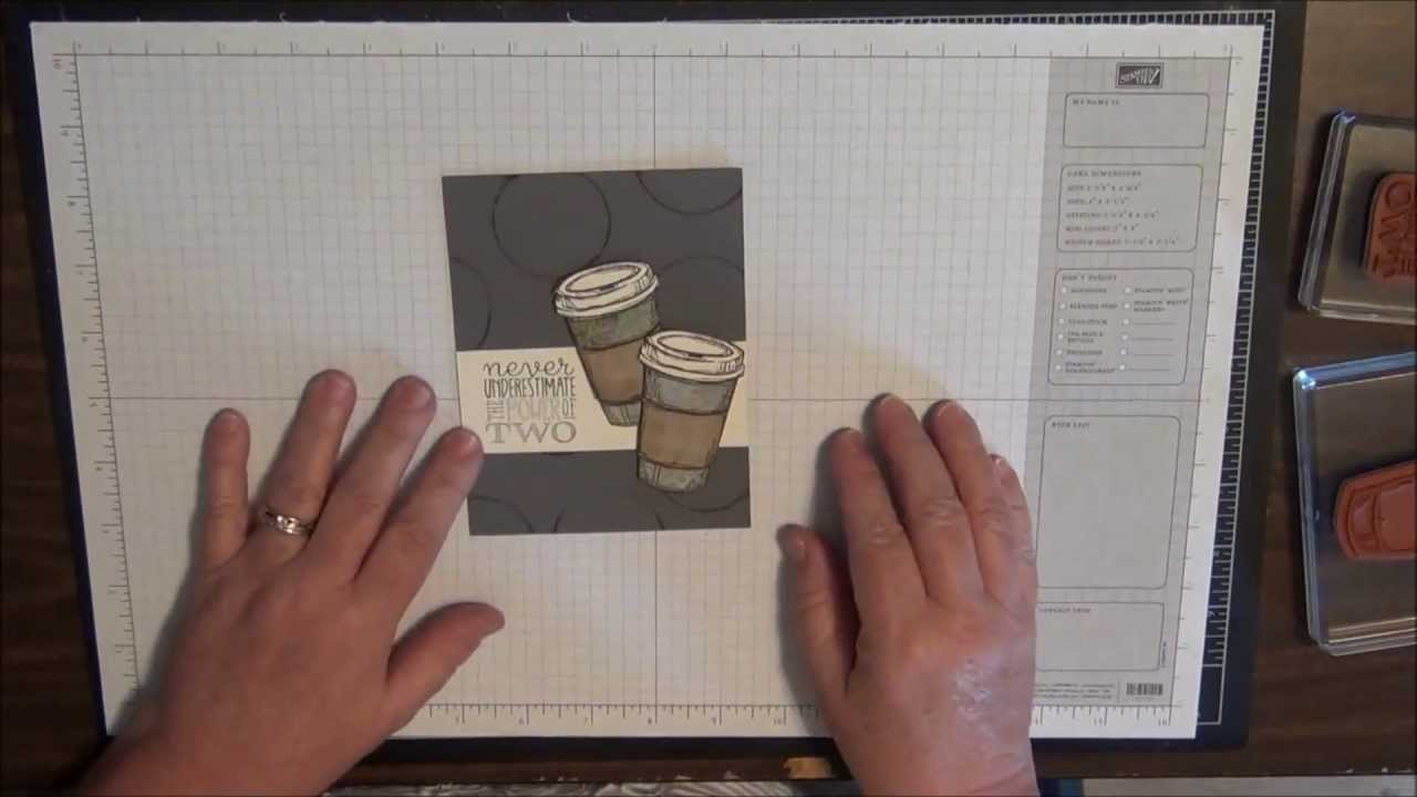 Perfect Blend and Jar Stamping with Stampin' Up! Products - YouTube