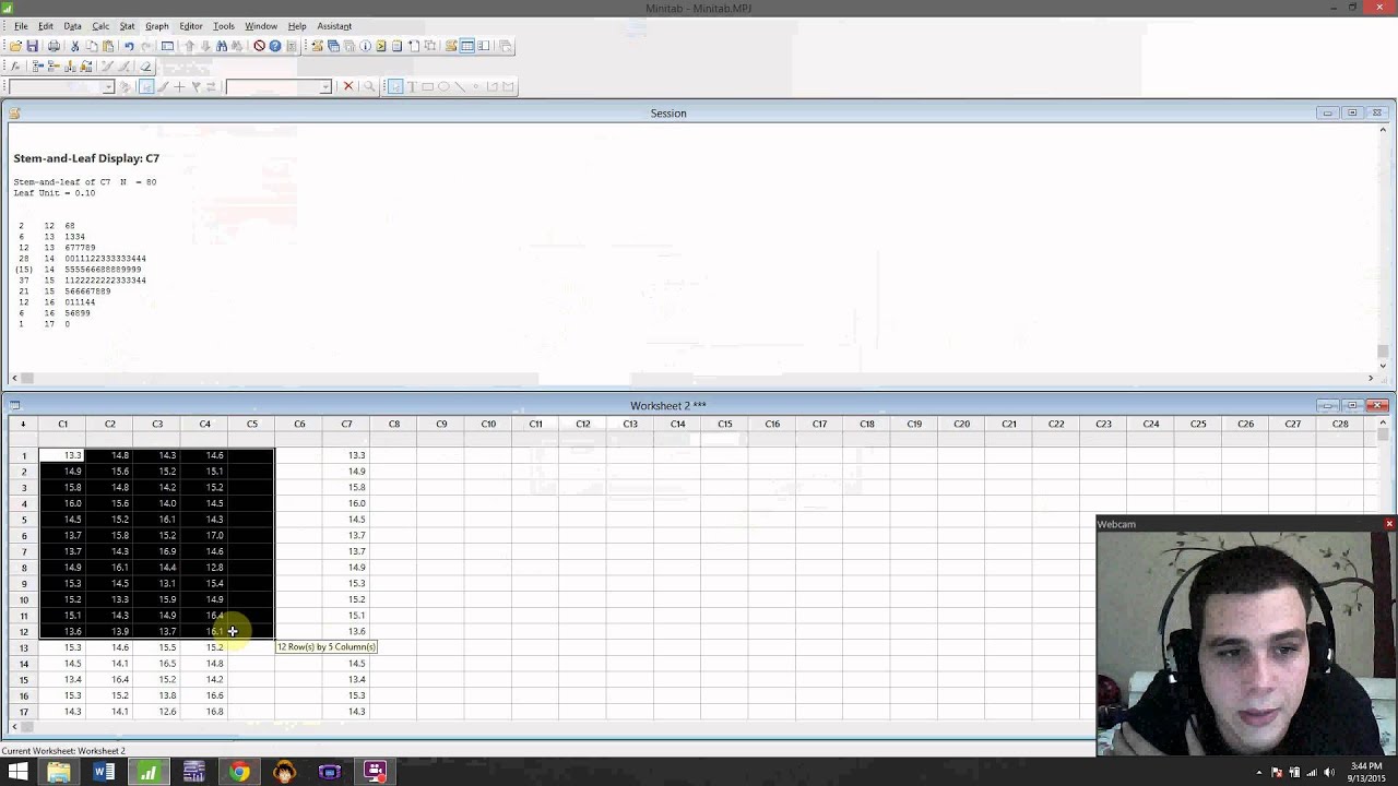 Problem 3 8 Quality Analysis On Minitab Tutorial YouTube Problem 3 8 Quality Analysis On Minitab Tutorial YouTube