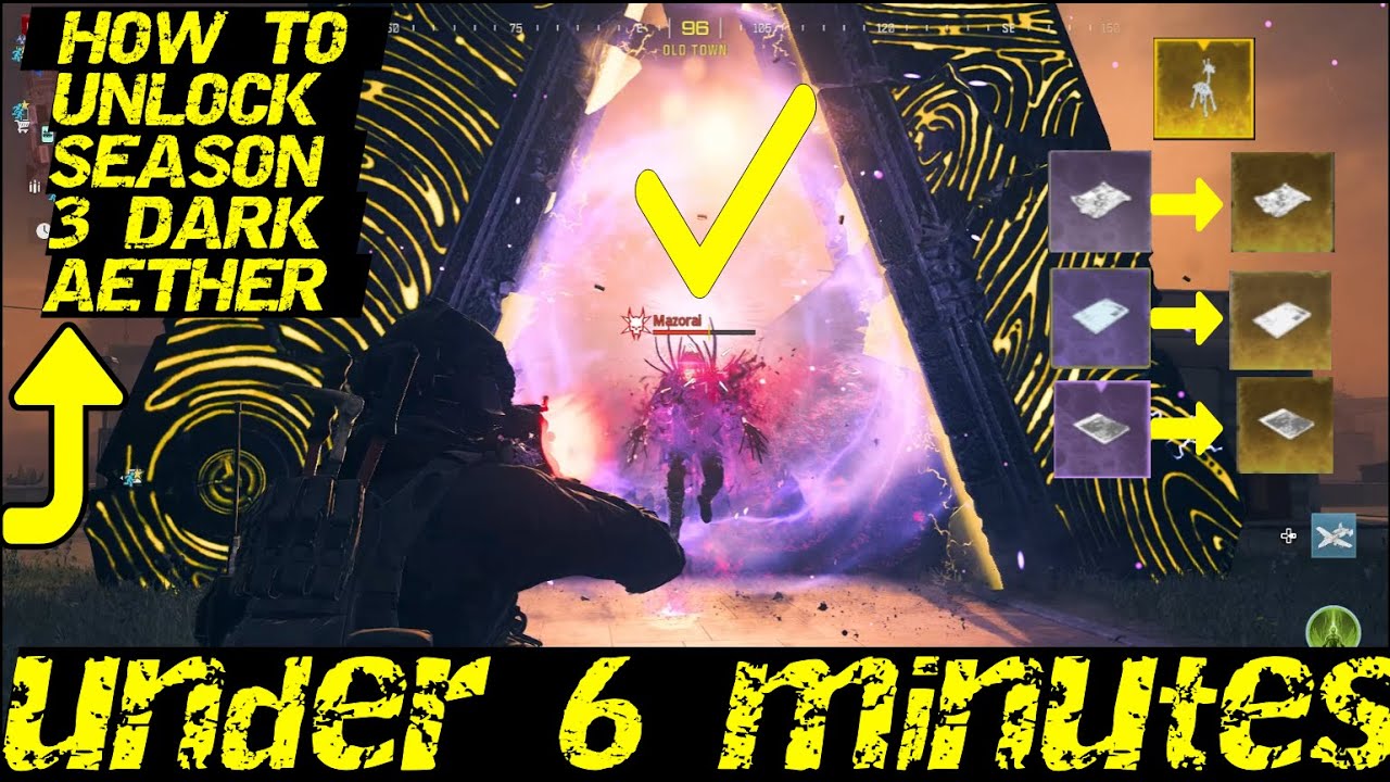 This is how you unlock sessions 3 dark aether map in under 6min's ...