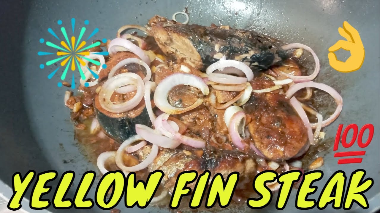 YELLOW FIN STEAK | Super Sarap ito. - YouTube