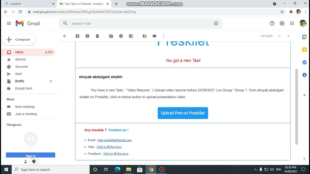 Upload Video For Task On Preskilet || www.preskilet.com - YouTube