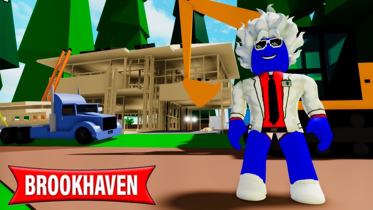 HOW TO BUILD YOUR OWN HOUSE IN BROOKHAVEN 🏡 RP! - The Blue Guy - YouTube
