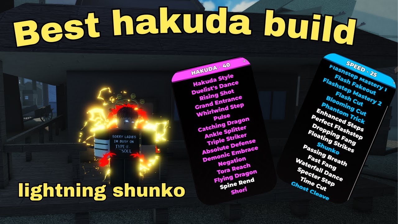 Best Hakuda Build In Type Soul | Lightning Shunko - YouTube