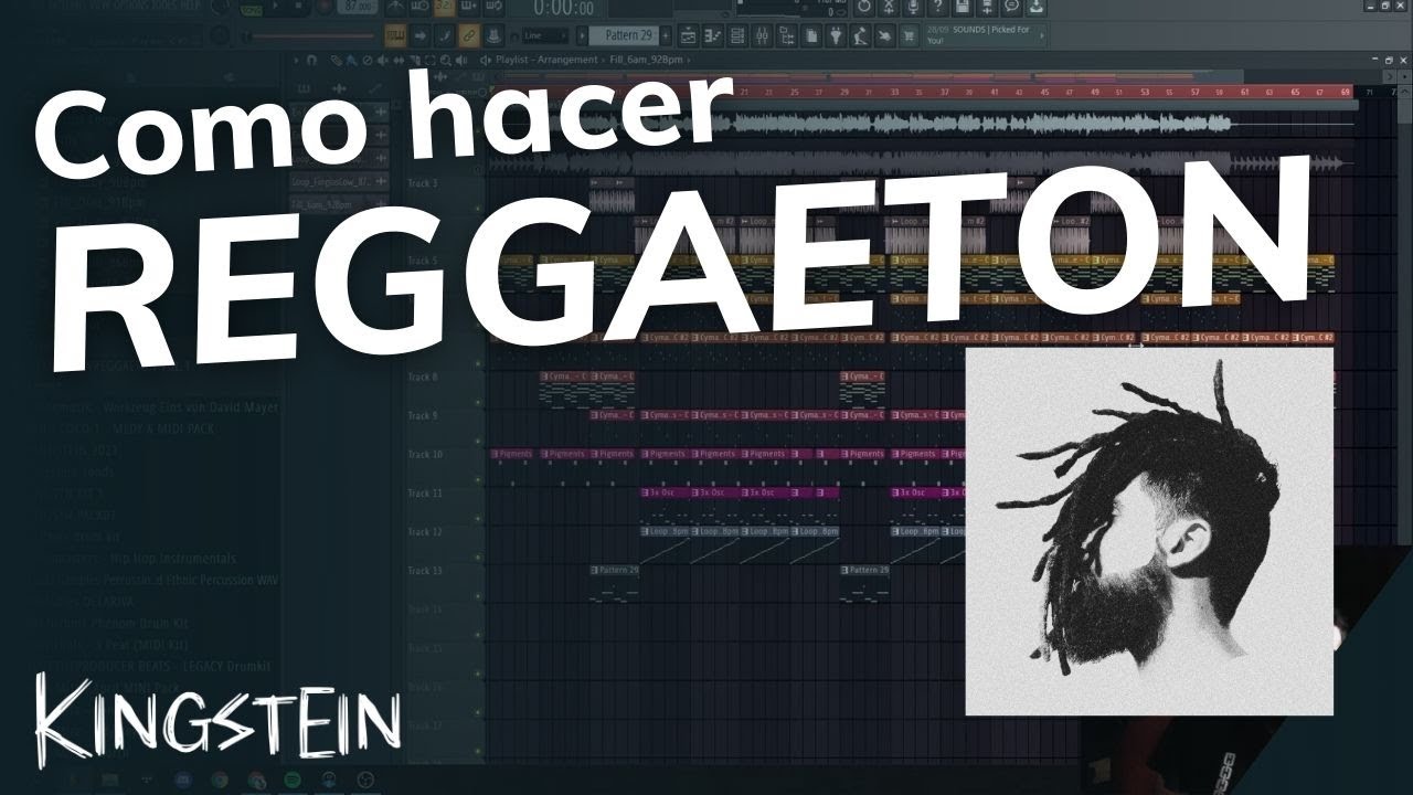 Como hacer BEAT de REGGAETON con VOCES GRABADAS | Reemplazando beat de ...