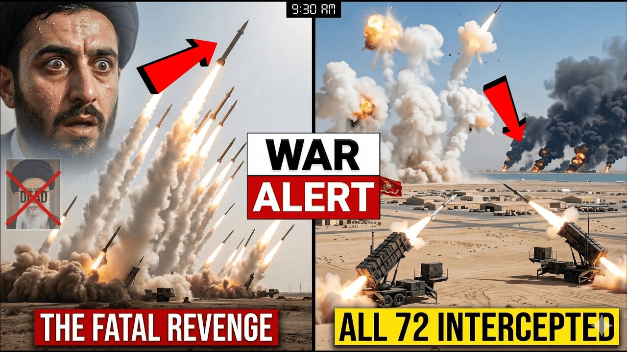 9:02 AM - Iran Fired 72 Missiles At 800 Marines Qatar Avenge Khamenei ...