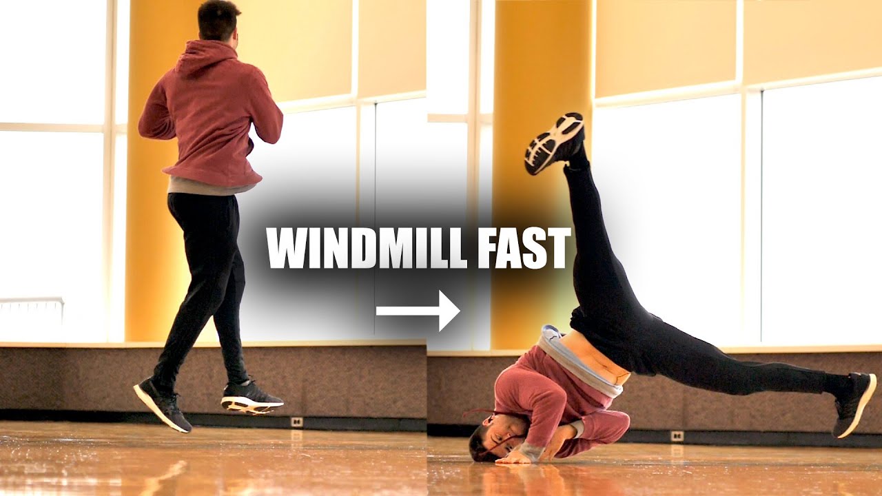 How to Windmill by Turning a 360 into Breakdance - YouTube