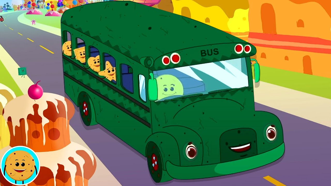 Wheels On The Bus, Vehicles Rhymes and Cartoon Video for Kids - YouTube