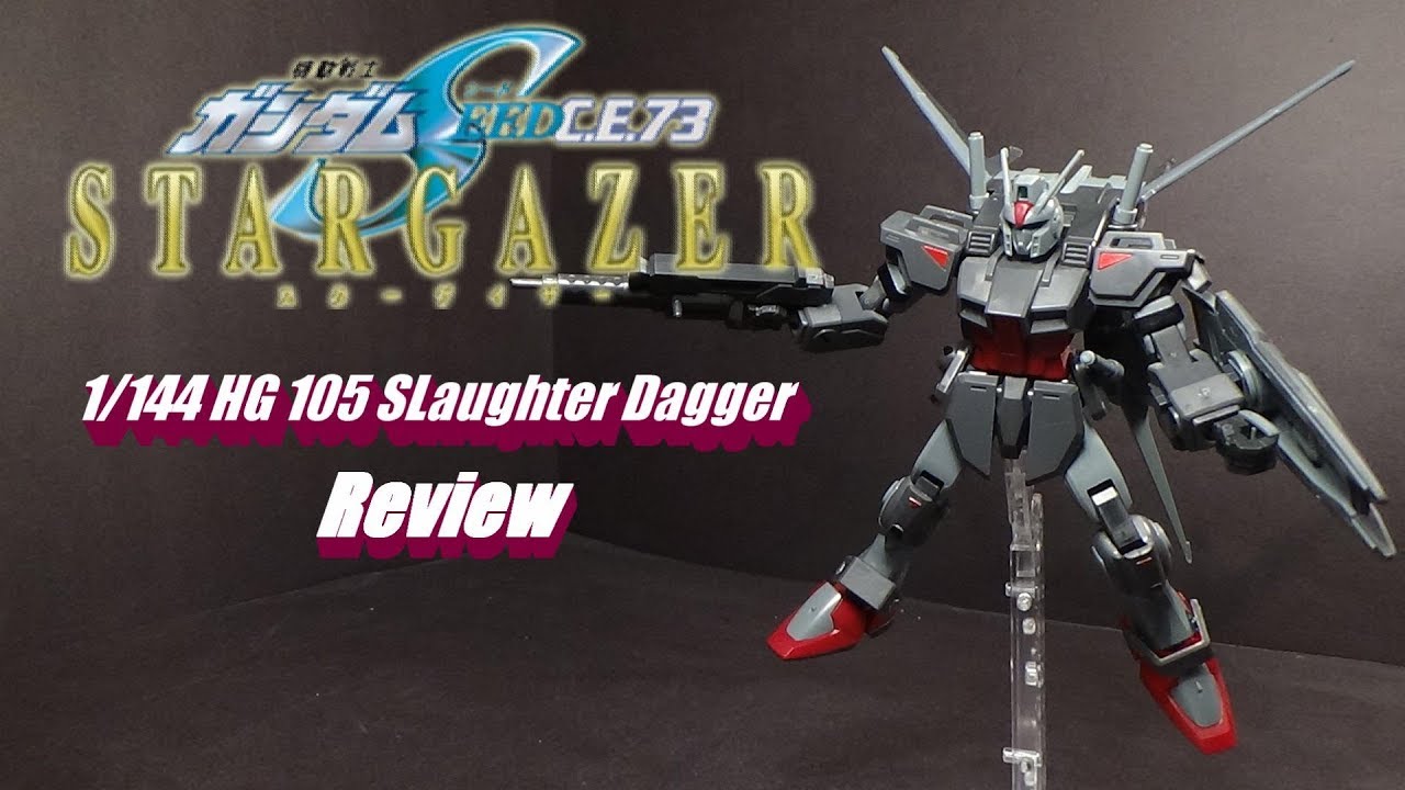1/144 HG 105 Slaughter Dagger Review - YouTube