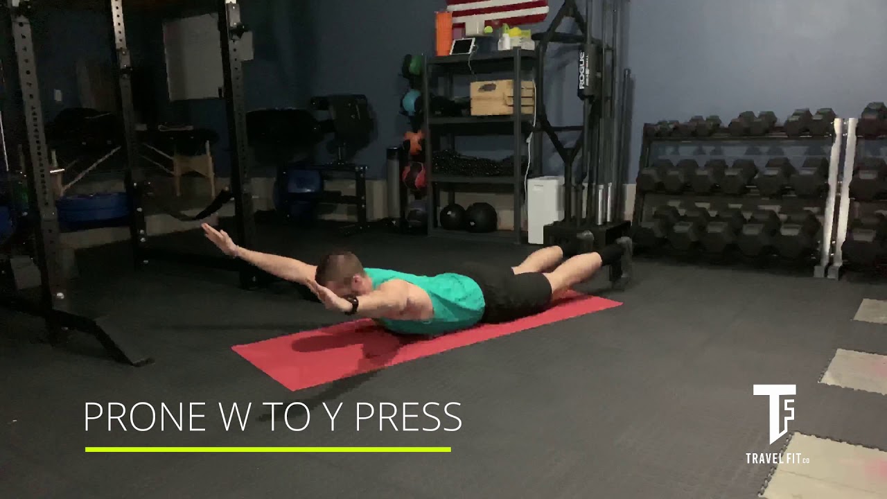 Prone W to Y Press TFCo - YouTube