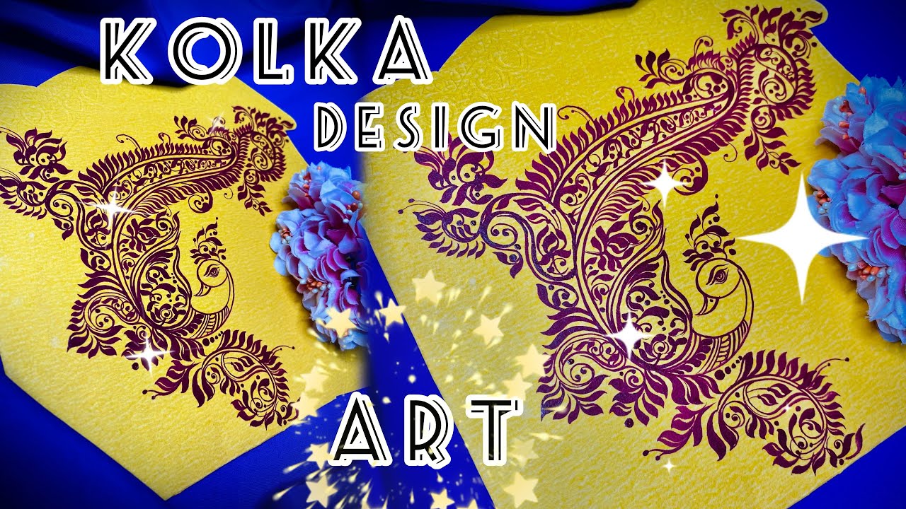 Kolka Design | Peacock Kolka Design art 🖌️😊 - YouTube